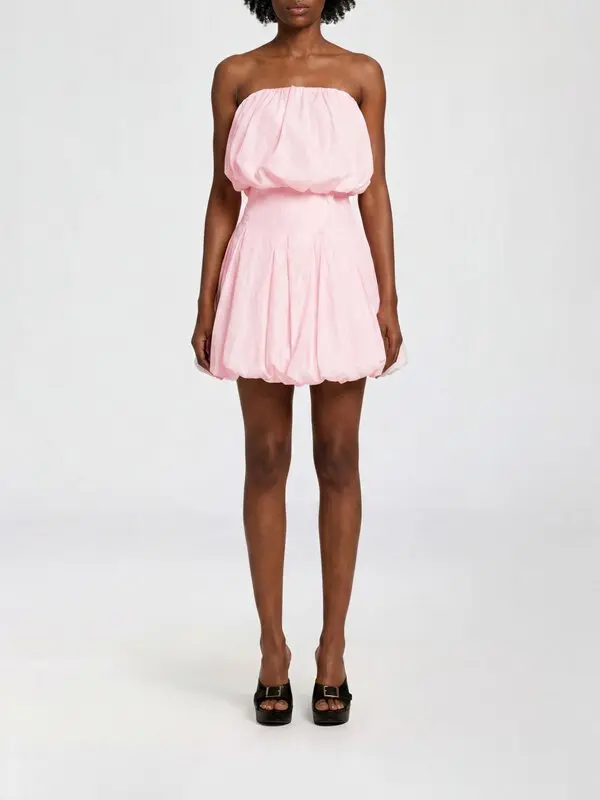 Magda Butrym Draped Off-the-shoulder Cotton Mini Dress