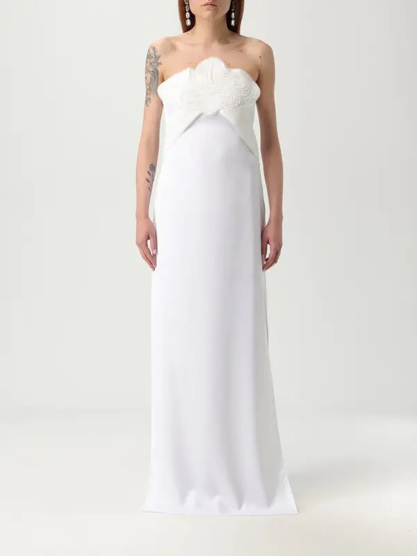 GENNY Embellished Strapless Maxi Dress