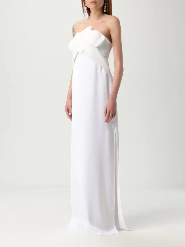 GENNY Embellished Strapless Maxi Dress