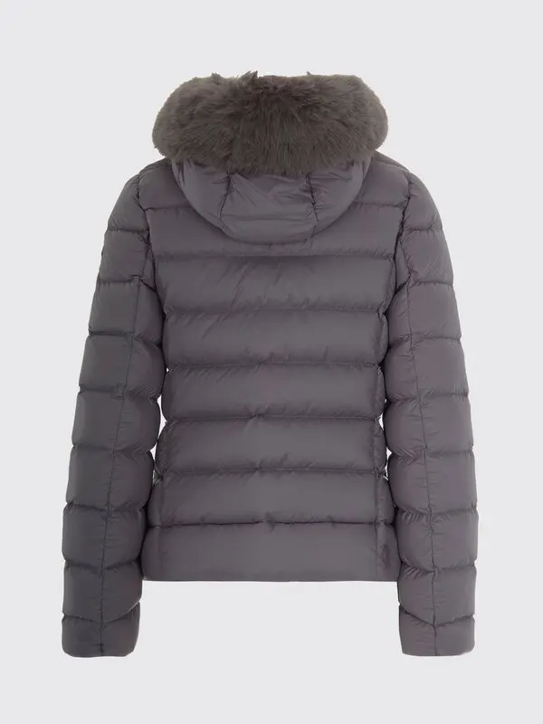 COLMAR Quilted Jacket With Fur Hood