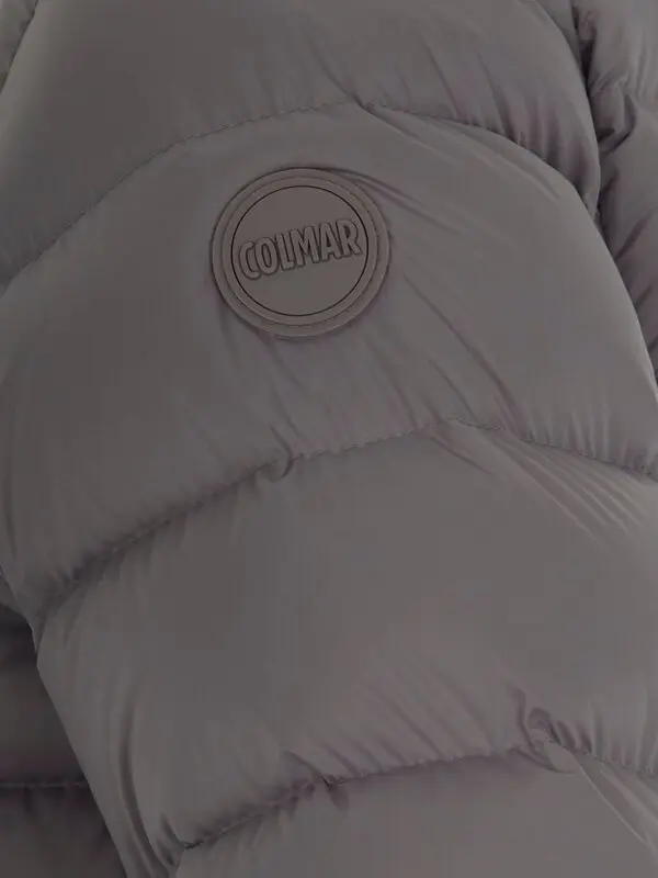 COLMAR Quilted Jacket With Fur Hood