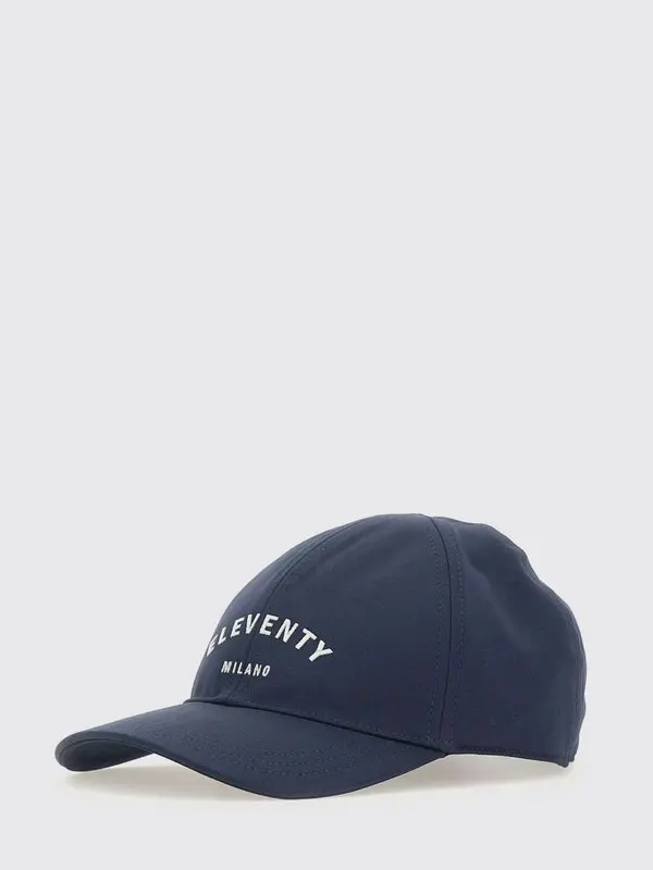 Eleventy Cotton Twill Hat With Embroidered Logo