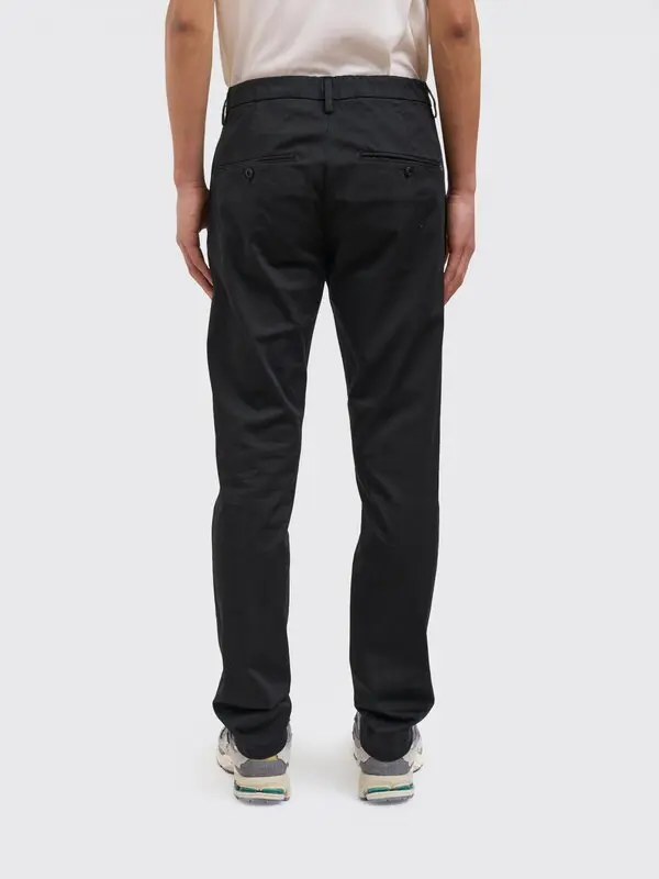 DONDUP Stretch Cotton Chino Trousers - Black
