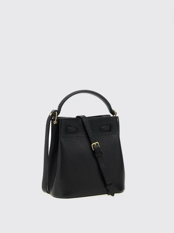 Mulberry Textured Leather Handbag - Black