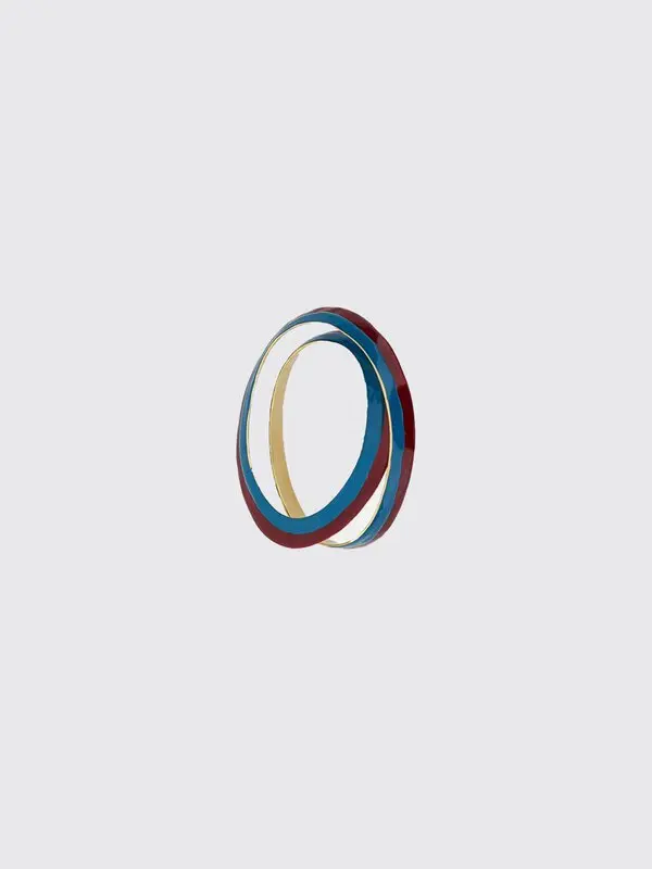 Marni Spiral Enamelled Brass Bracelet