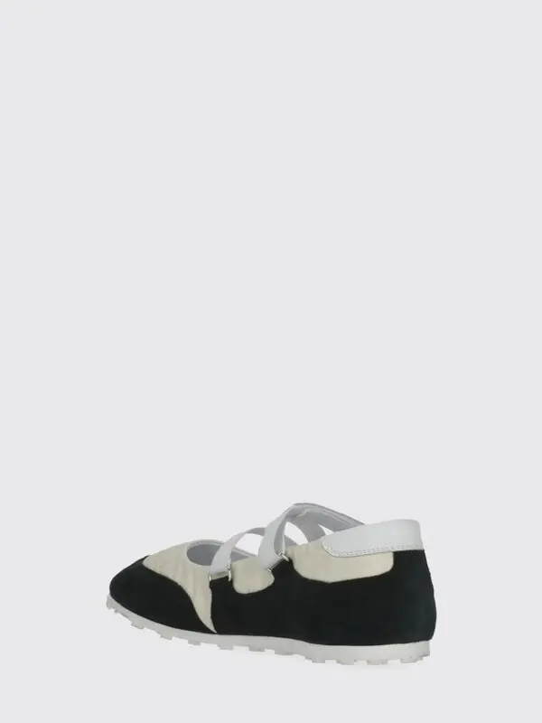Marni Nylon And Suede Ballerina