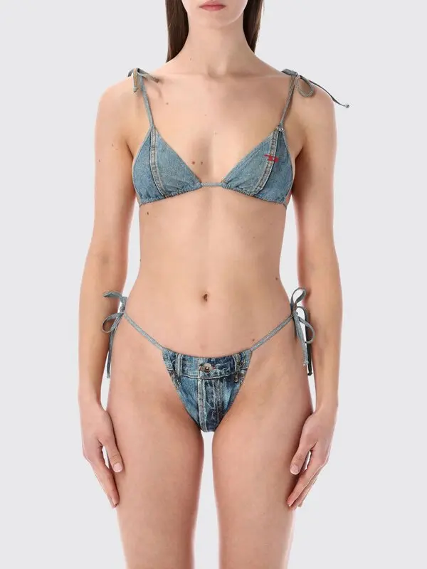 DIESEL® Jodie-dnm Printed Polyester Bikini Briefs