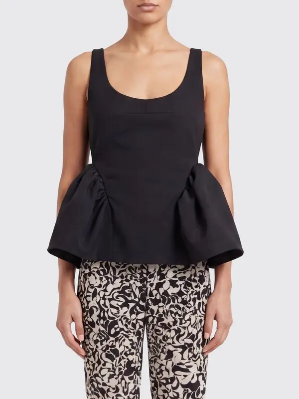 Dries Van Noten Wool Blend Top - Black