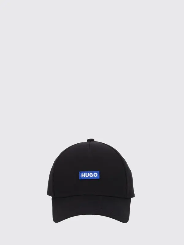 Hugo Cotton Baseball Cap With Logo Patch And Velcro Closure
