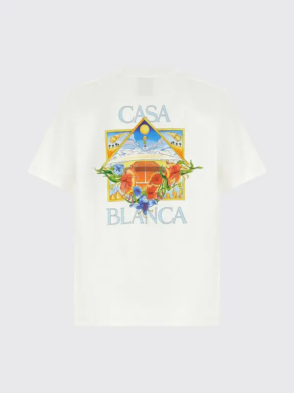 Casablanca Organic Cotton T-shirt With Logo