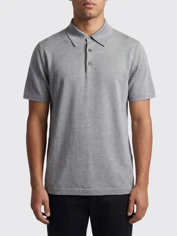 Brioni Cashmere Silk And Linen Polo Shirt
