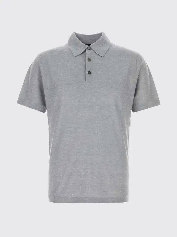Brioni Cashmere Silk And Linen Polo Shirt