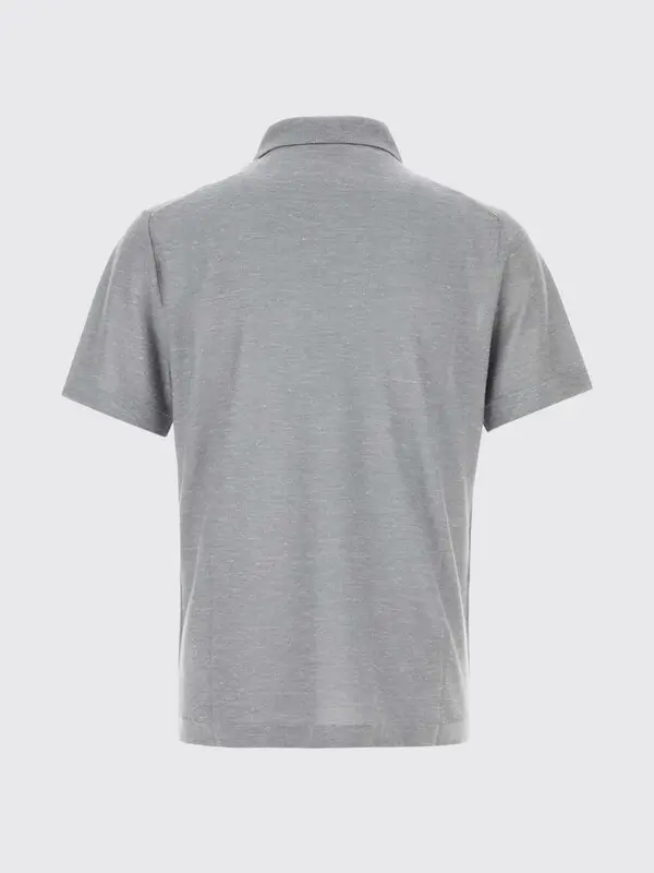 Brioni Cashmere Silk And Linen Polo Shirt