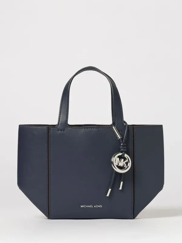 Michael Kors Logo Calf Leather Tote Bag