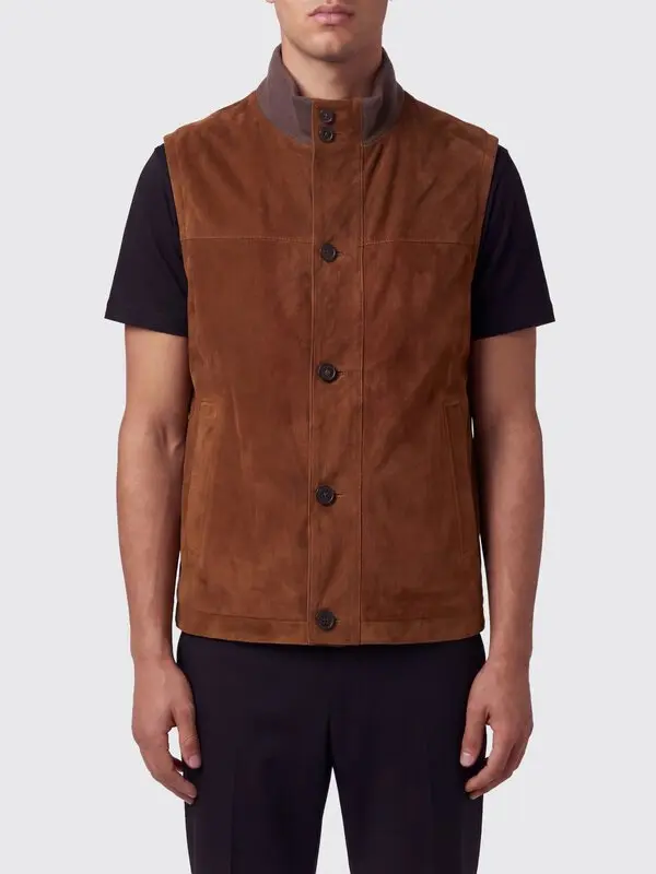 Brioni Suede Leather Vest