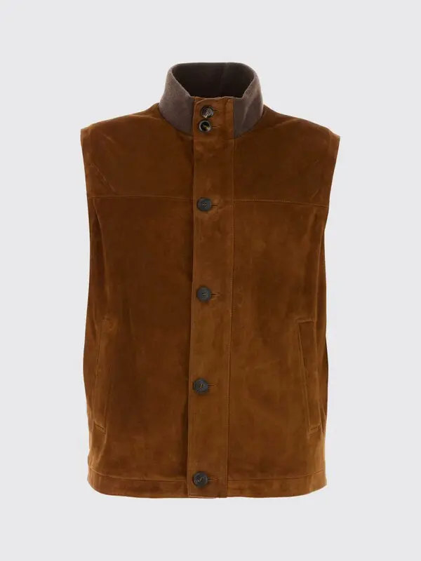Brioni Suede Leather Vest