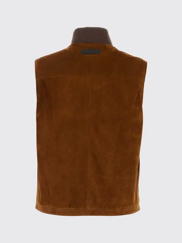 Brioni Suede Leather Vest