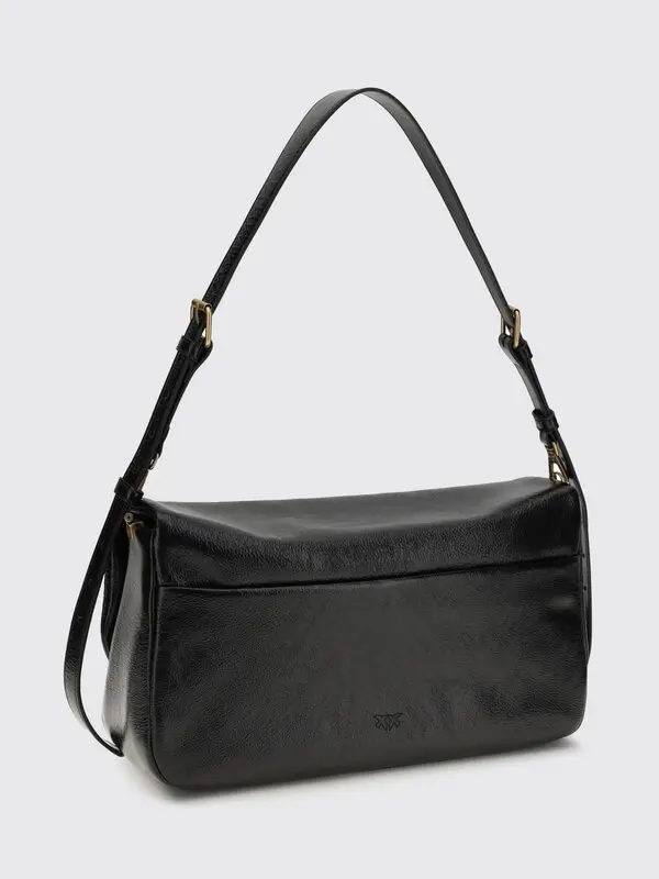 Pinko Love Bag Click Soft Leather Crossbody Bag