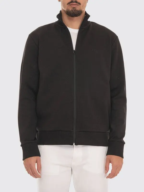 BOSS Zip-up Sweatshirt - Black