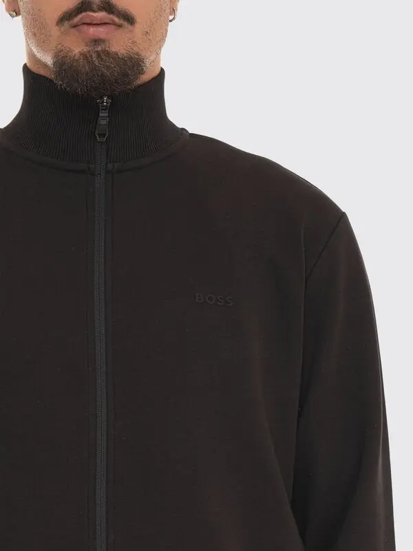 BOSS Zip-up Sweatshirt - Black