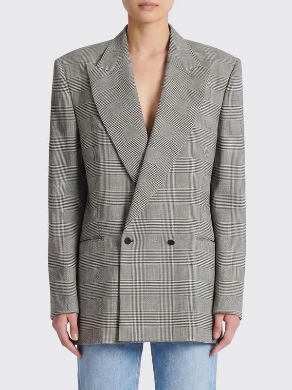 Balmain Virgin Wool Double-breasted Blazer