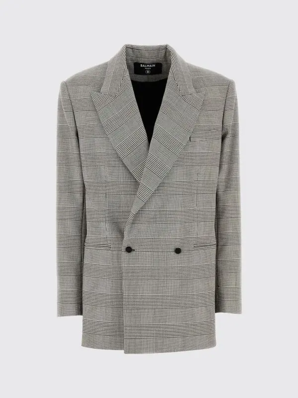 Balmain Virgin Wool Double-breasted Blazer