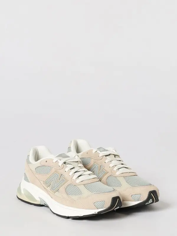 NEW BALANCE 2010 Suede And Mesh Sneakers - Grey