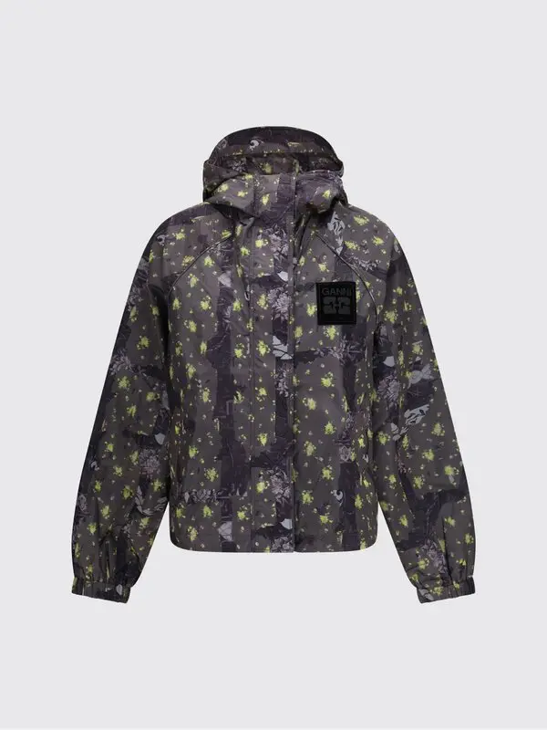 GANNI Recycled Nylon Hooded Jacket