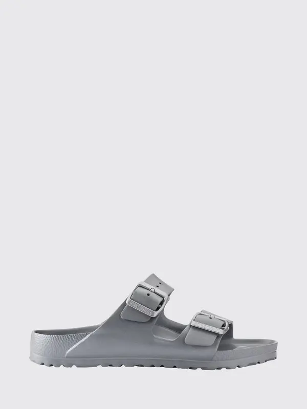 BIRKENSTOCK Arizona Eva Flat Sandal In Rubber With Double Adjustable Strap - Silver