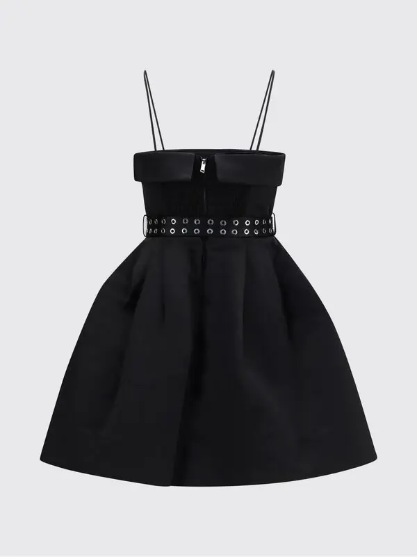 GANNI Recycled Crepe Mini Dress