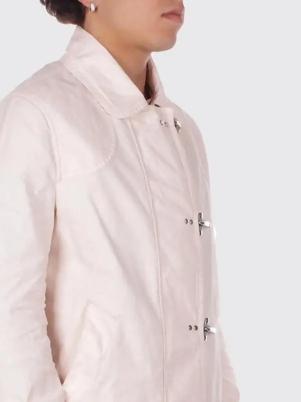 FAY 4 Ganci Linen Canvas Jacket - Cream