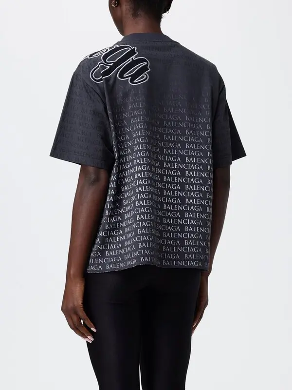 Balenciaga Cotton T-shirts With Logo