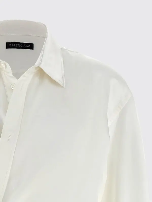 Balenciaga Silk Blend Wrap Shirt