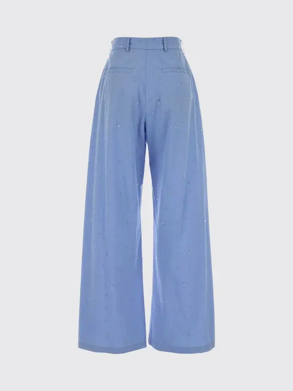 Giuseppe Di Morabito Cotton Palazzo Trousers With Embellishments