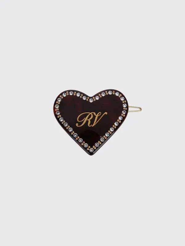 ROGER VIVIER Embellished Heart Hair Clip