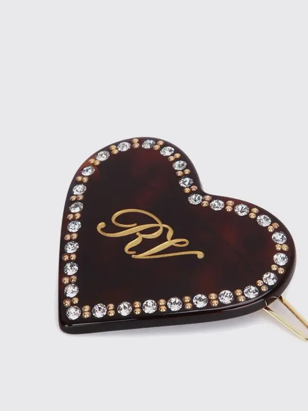 ROGER VIVIER Embellished Heart Hair Clip