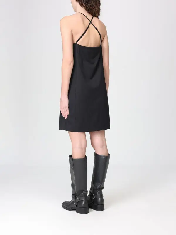 DIESEL® Halterneck Dress With Logo Detail