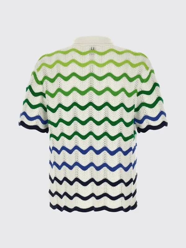 Casablanca Crochet Knit Shirt