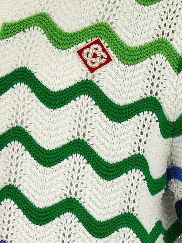 Casablanca Crochet Knit Shirt