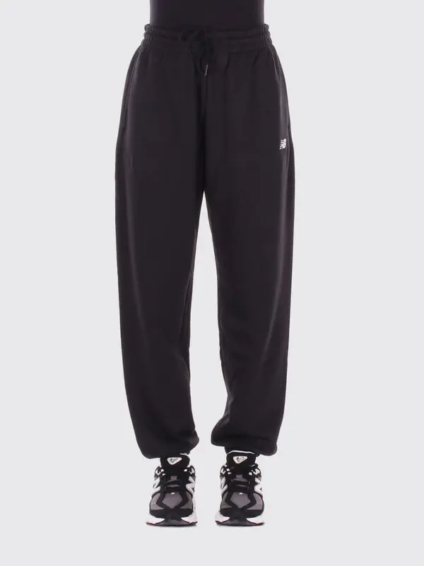 NEW BALANCE Cotton Jogging Trousers With Logo