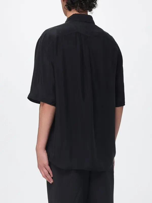Our Legacy Short-sleeved Cupro Shirt With A French Collar
