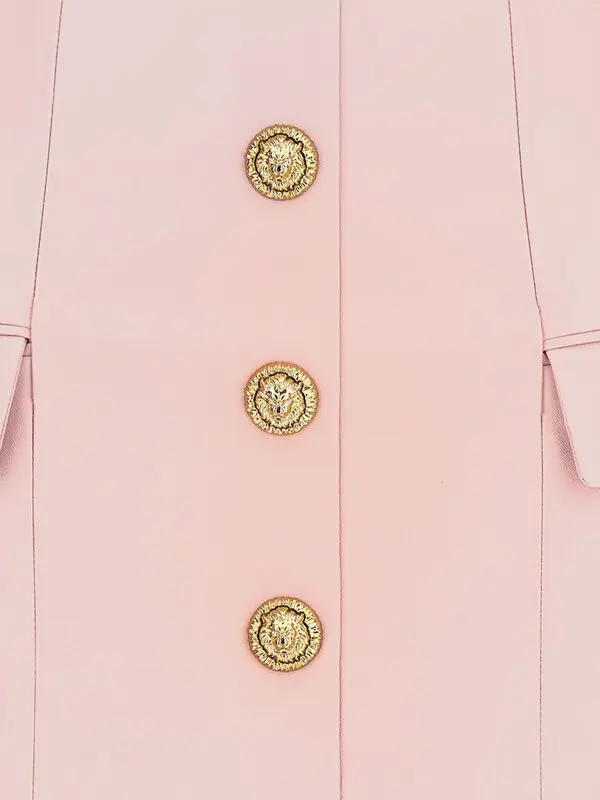 Balmain Leather Mini Skirt