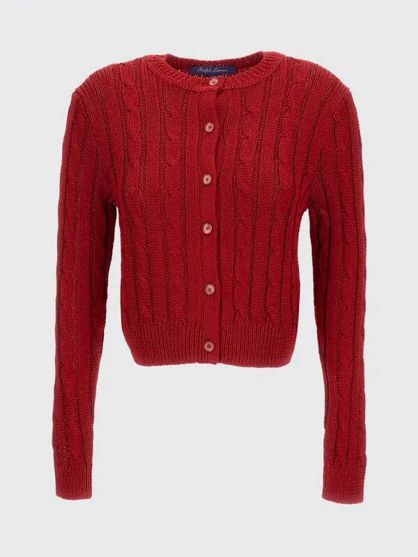 Ralph Lauren Crew-neck Cardigan - Red