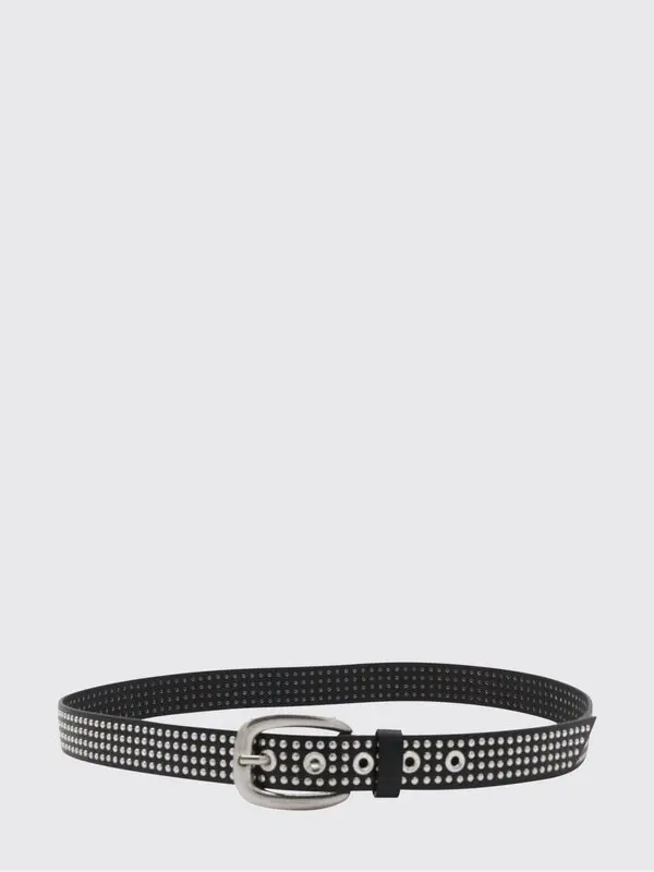 GOLDEN GOOSE Embellished Leather Belt - Black