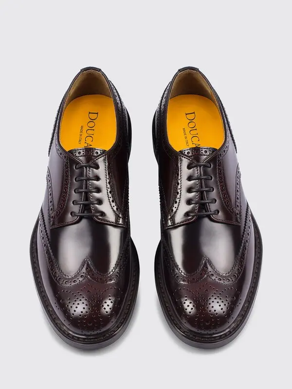 DOUCAL'S Brogue Shoes - Wine