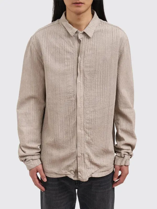 GIORGIO BRATO Leather Shirt Jacket