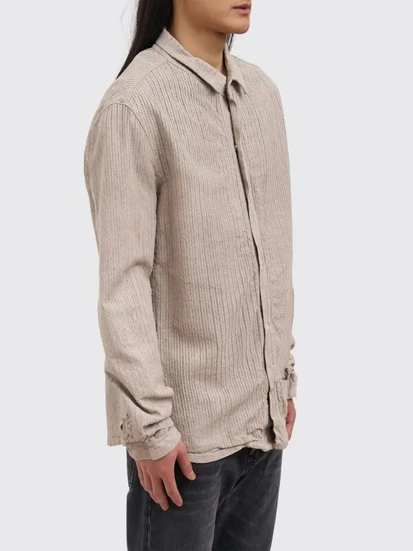 GIORGIO BRATO Leather Shirt Jacket