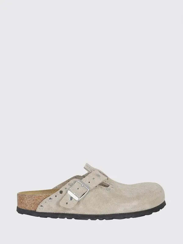 BIRKENSTOCK Boston Rivet Suede Clogs