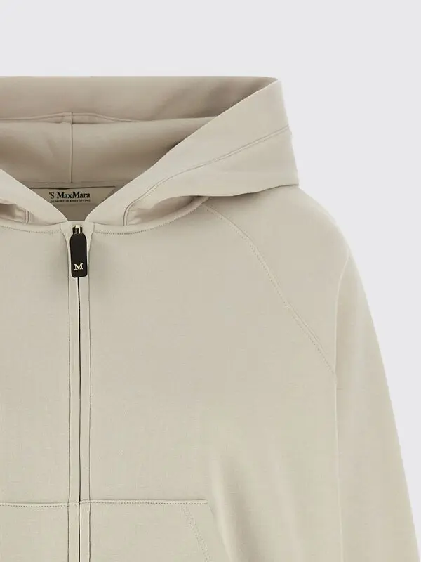 Max Mara Cotton Hoodie - Beige