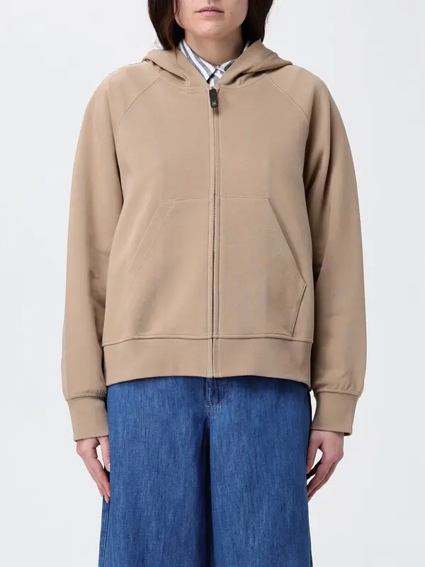 Max Mara Cotton Hoodie - Sand